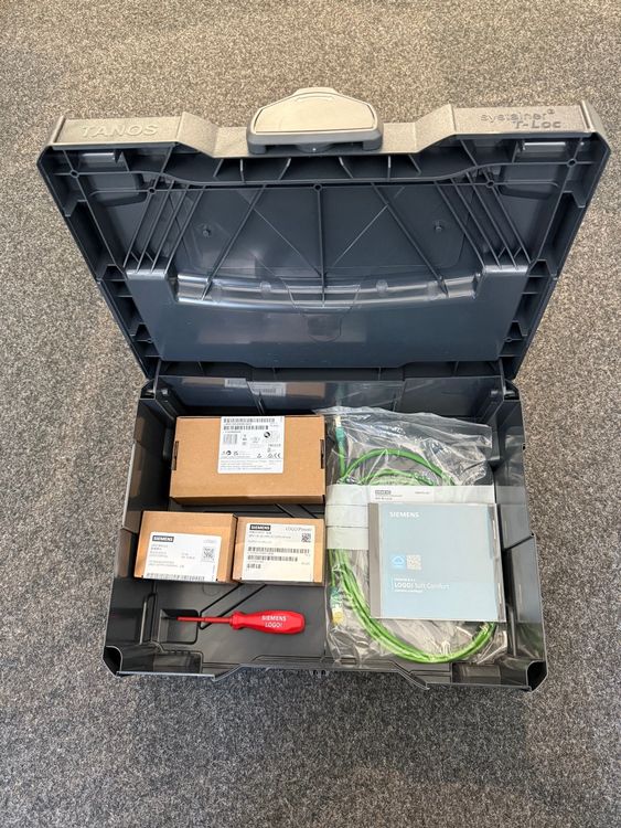 SIEMENS Logo! 8 Starter Kit TDE 12/24V 6ED10574BA110AA0, NEU (Neu und ...