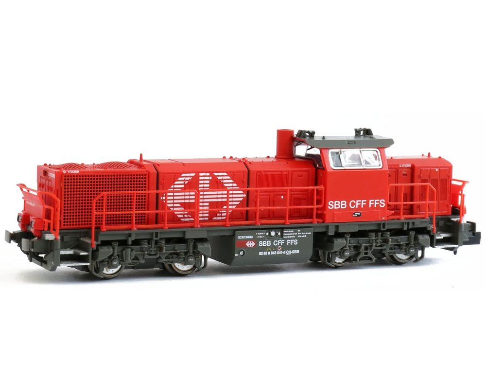 Hobbytrain SBB Infra diesellok Am 843 spur N DCC digital (Neu (gemäss ...