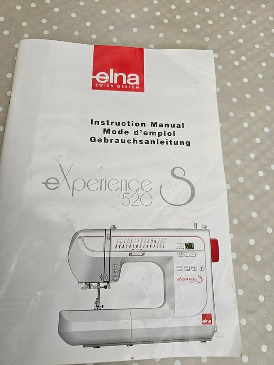 Nähmaschine Elna Experience 520s mit Grantie bis März 2027 (Neu (gemäss ...
