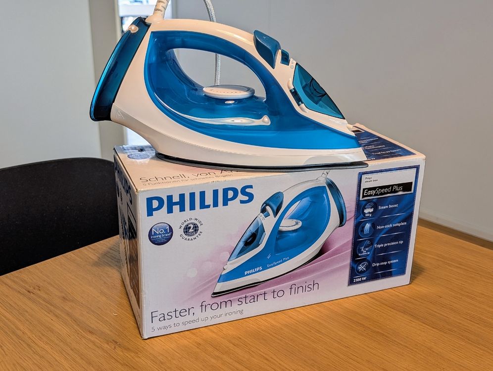 PHILIPS ® EasySpeed | Bügeleisen @ 2000W 100g/min (Gebraucht) in ...
