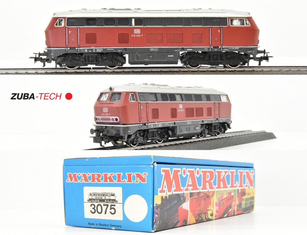 Märklin 3075 Diesellok BR 216 DB H0 WS Analog mit OVP (Gebraucht) in St. Gallen für CHF 59 – mit ...