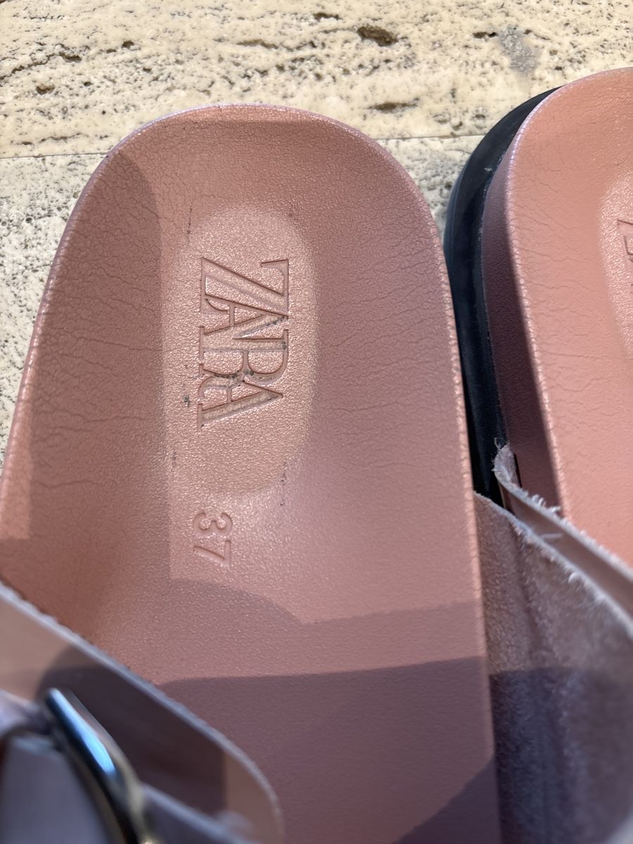 Zara Pantoletten Rosa Gr. 37 - Top Zustand für den Sommer! (Gebraucht ...