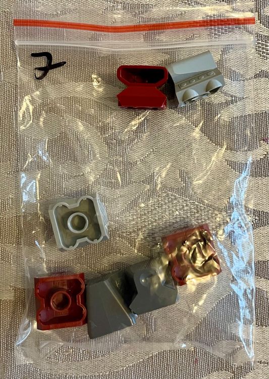 Lego 7 x Vehicle, Air Scoop Engine Top 2 x 2 - 50943 | Kaufen auf Ricardo