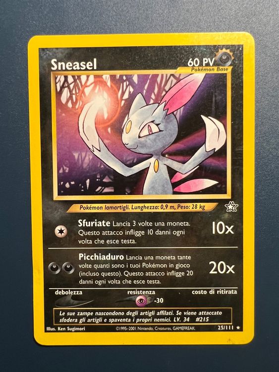Sneasel 25/111 pokemon neo genesis set - rare | Kaufen auf Ricardo