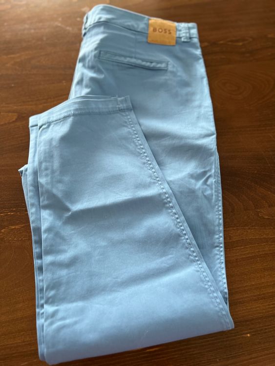 Hugo Boss Hose, hellblau, Gr. 44, Sommer-Look, Top Zustand (Gebraucht ...