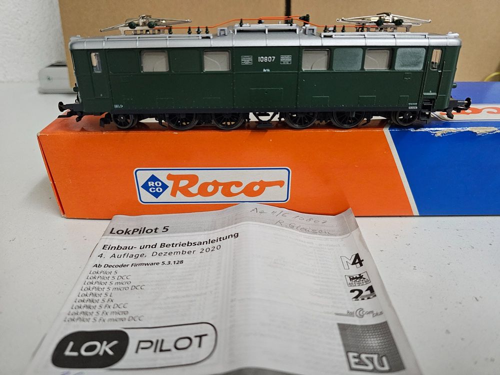 Roco 69530.1 lok Ae 4/6 CFF 10807 Digital MFX dès 1.-fr (Gebraucht) in bassecourt für CHF 109 ...