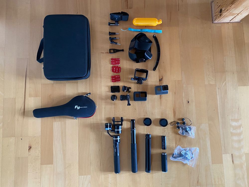 GoPro Hero 6 mit Gimbal FJU G5 | Kaufen auf Ricardo