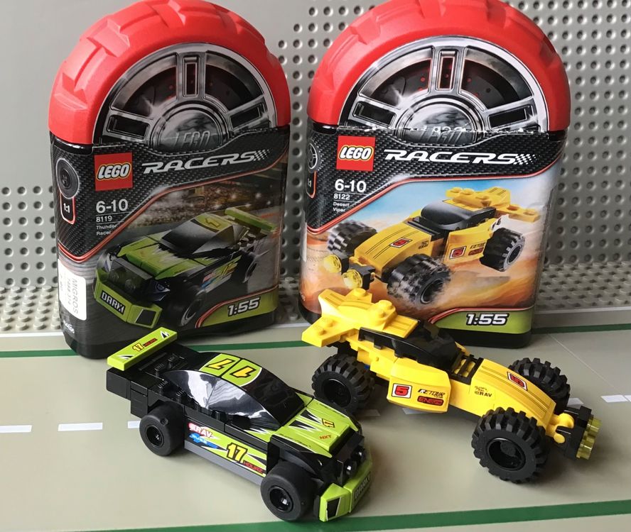 2 LEGO Racers Sets 8119 & 8122 mit OVP & Bauanleitung | Kaufen auf Ricardo