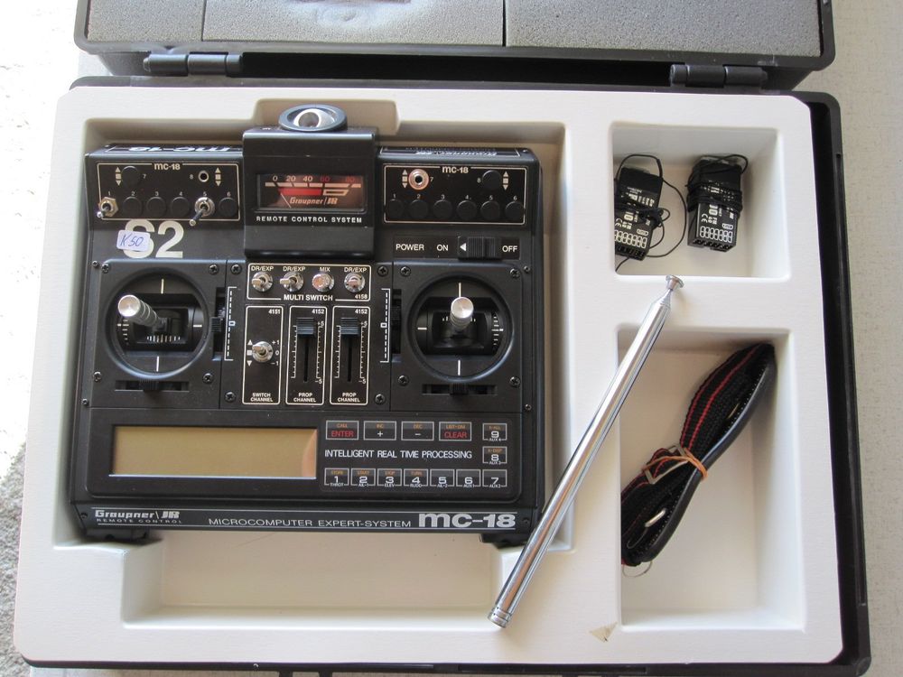 Fernsteuerung Graupner MC 18 ,40Mhz mit Empfänger (Gebraucht) in Worb für CHF 60 – mit Lieferung ...
