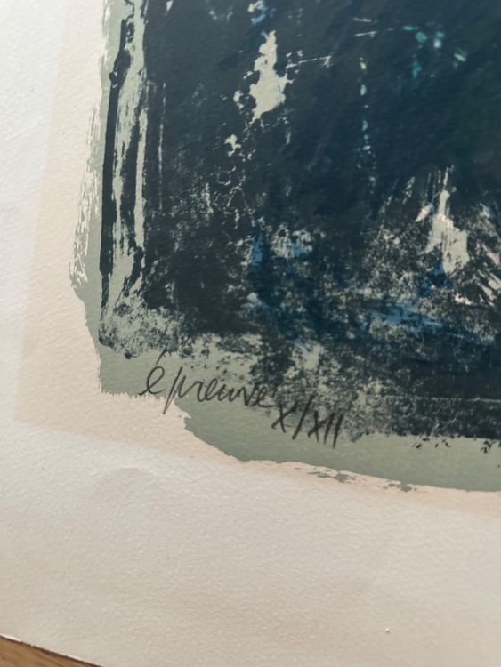 Werner Weiskönig (1907-1992) Litho Handsig (Gebraucht) in Hochdorf für CHF 5 – mit Lieferung auf ...