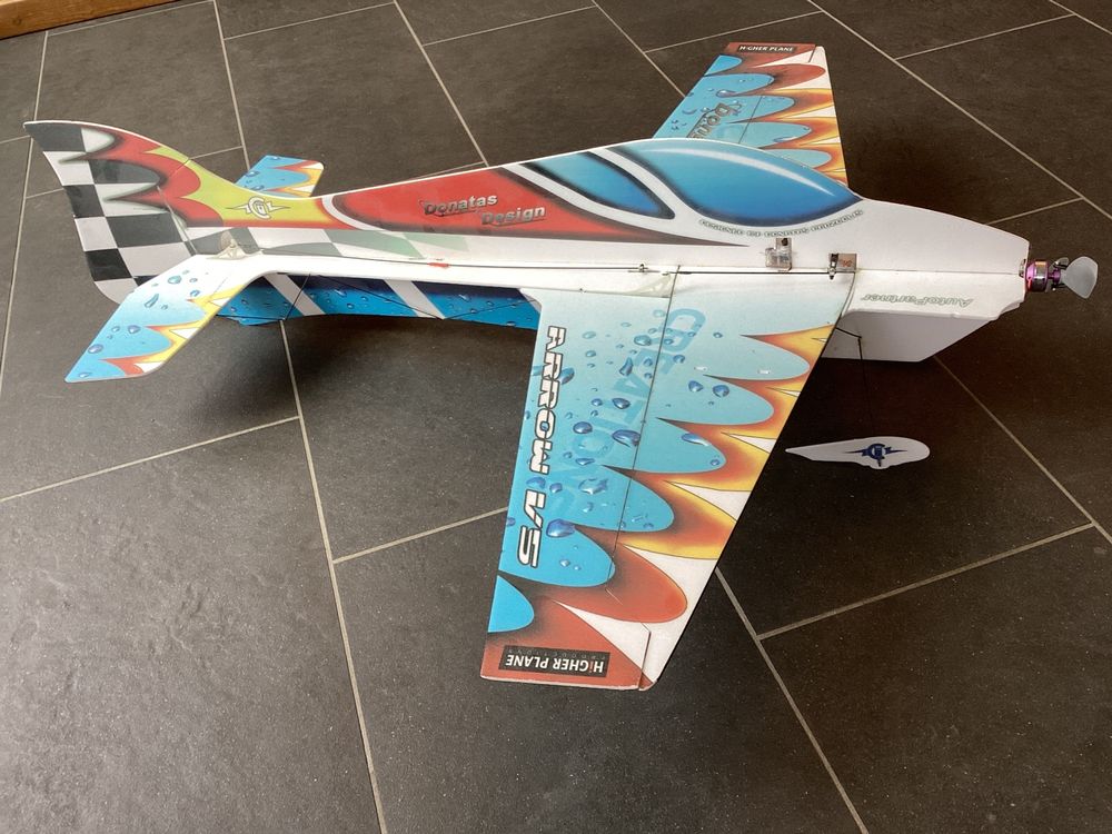 Slowflyer Arrow V5 inkl. Servos Brushless Motor und Regler (Gebraucht ...