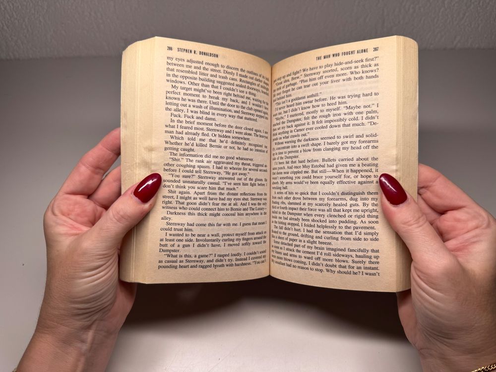 NOVEL: Stephen R. Donaldson, The Man Who Fought Alone (Gebraucht) in ...