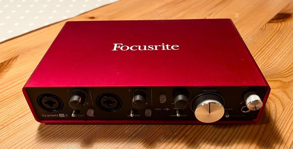 Focusrite Scarlett 2i4 2nd Gen (Gebraucht) in Muhen für CHF 99 – mit ...