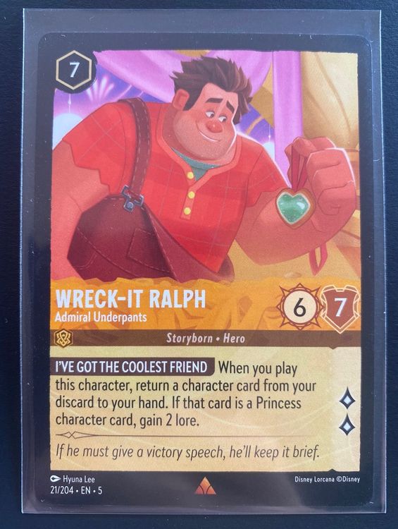 Lorcana WRECK-IT RALPH 21/204 EN-5 Rare (Gebraucht) in Lugano für CHF 0 ...