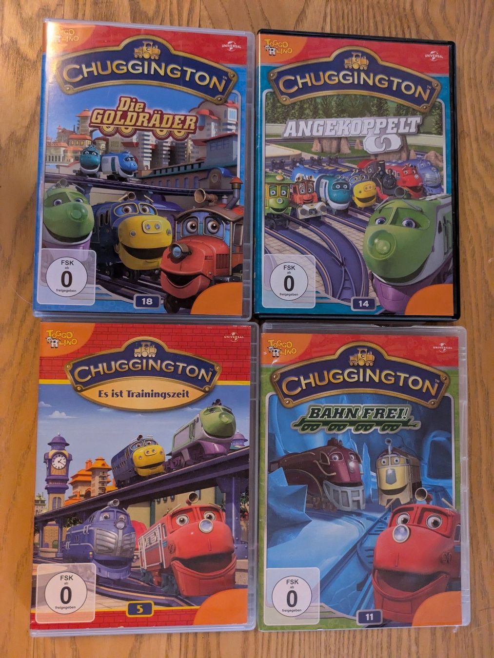 Chuggington DVD-Collection (4 DVD-Filme) (Gebraucht) in Männedorf für ...