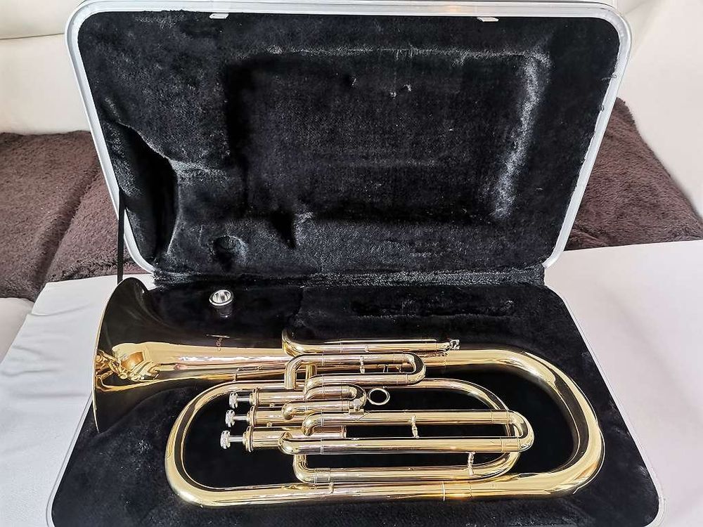 Euphonium Bariton (C. Giant) 3 Ventile, +Mundstück +Koffer | Kaufen auf Ricardo