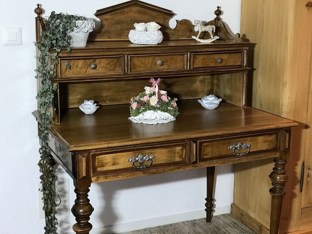 Antiker Sekretär Schreibtisch Pult Tisch Kommode alt Unikat (Gebraucht ...