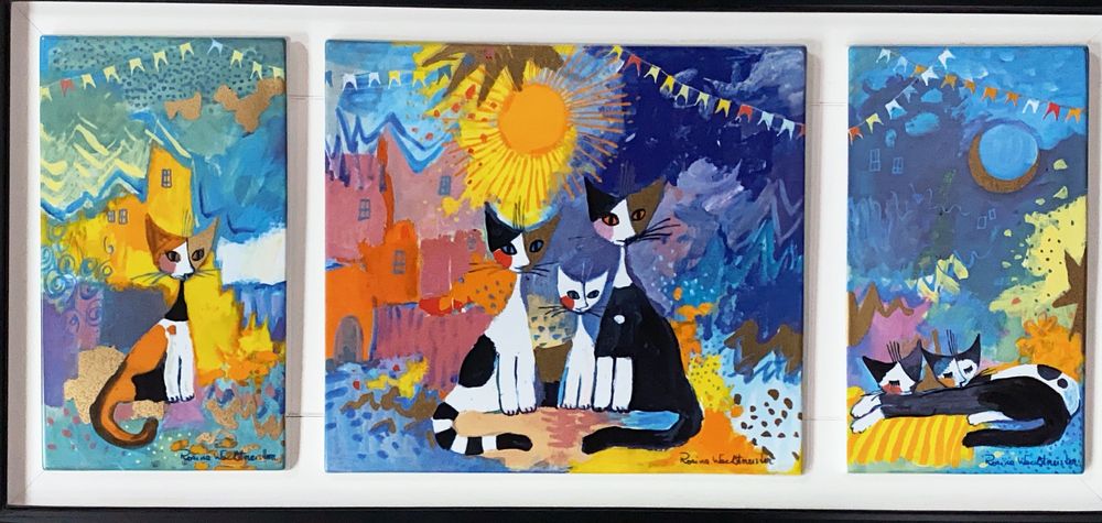 Bild Keramik / Holz Rosina Wachtmeister Triptychon Nr.1370 (Gebraucht) in Rehetobel für CHF 1 ...