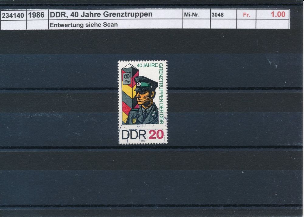 1986 DDR, 40 Jahre Grenztruppen | Kaufen auf Ricardo