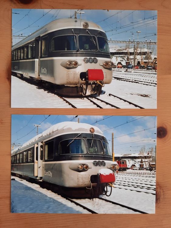 2 Echtfotos SBB TEE RABe EC "Graue Maus" | Kaufen auf Ricardo