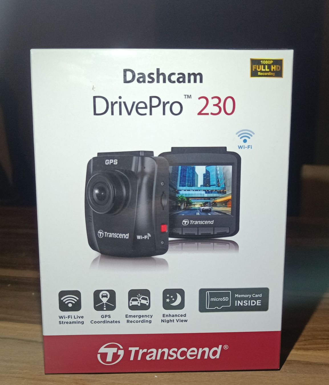 Transcend DrivePro 230 Dashcam - Top Zustand, Full HD (Neu und ...