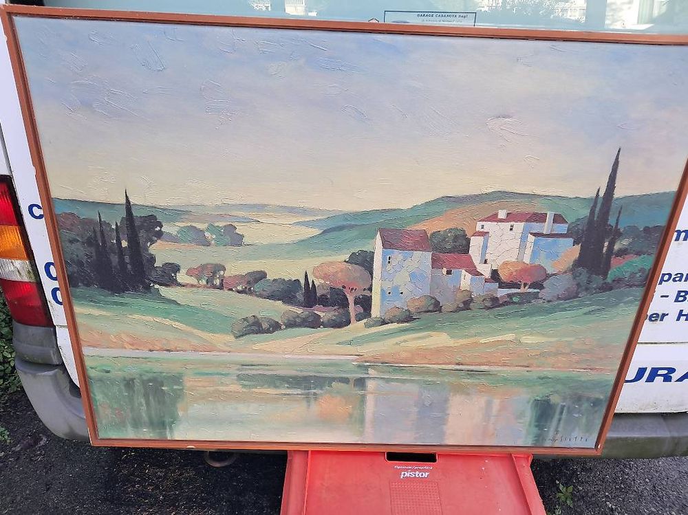 Bellissimo Quadro con firma Hay Slette . (Neu (gemäss Beschreibung)) in ...