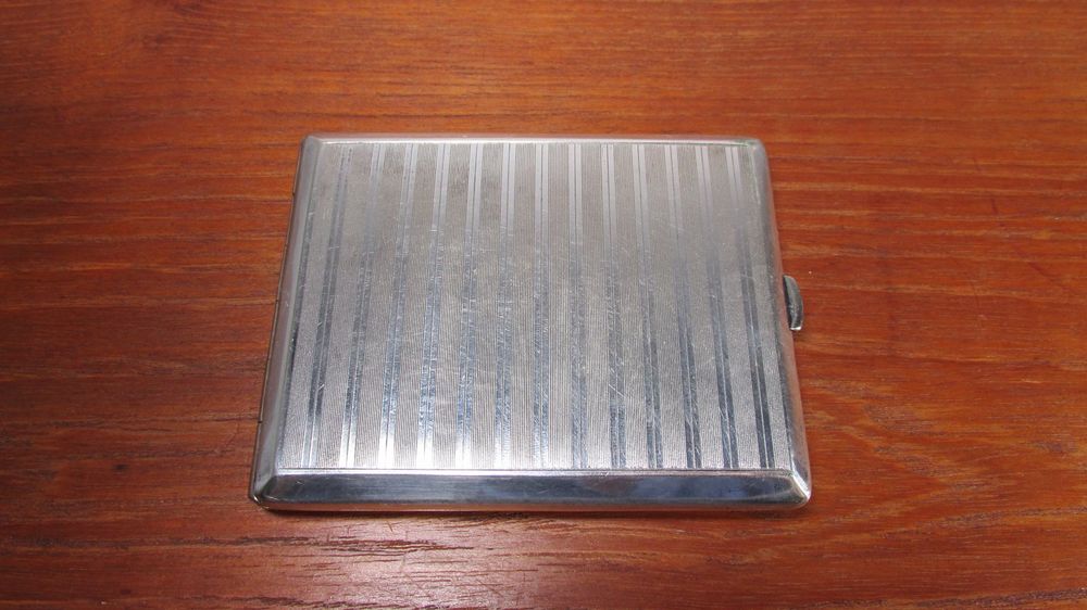 Antikes Zigarettenetui Alpacca Silber | Kaufen auf Ricardo