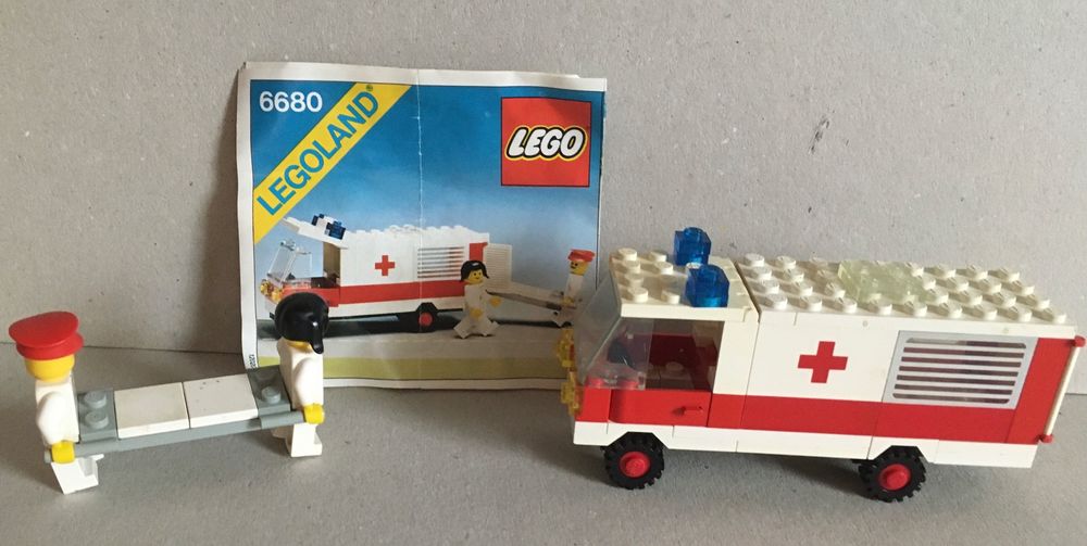 🟡 LEGO 6680 - 80er Jahre VINTAGE für Sammlung -Krankenwagen | Kaufen ...