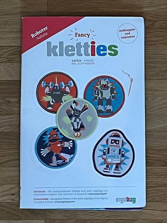 Ergobag Fancy Klettie-Set Roboter 5-tlg. (Gebraucht) in Zürich für CHF ...