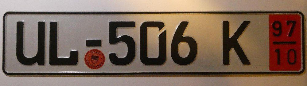 2 Autonummern (1x D -Überführungsnummern & 1x Polennummer) | Kaufen auf ...