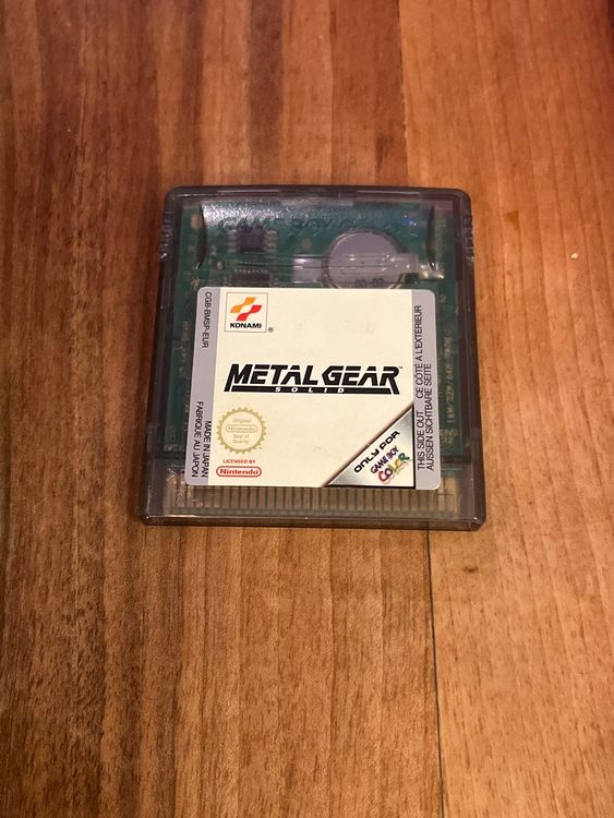 Metal Gear Nintendo Gameboy (Gebraucht) in Gempen für CHF 36 – mit ...