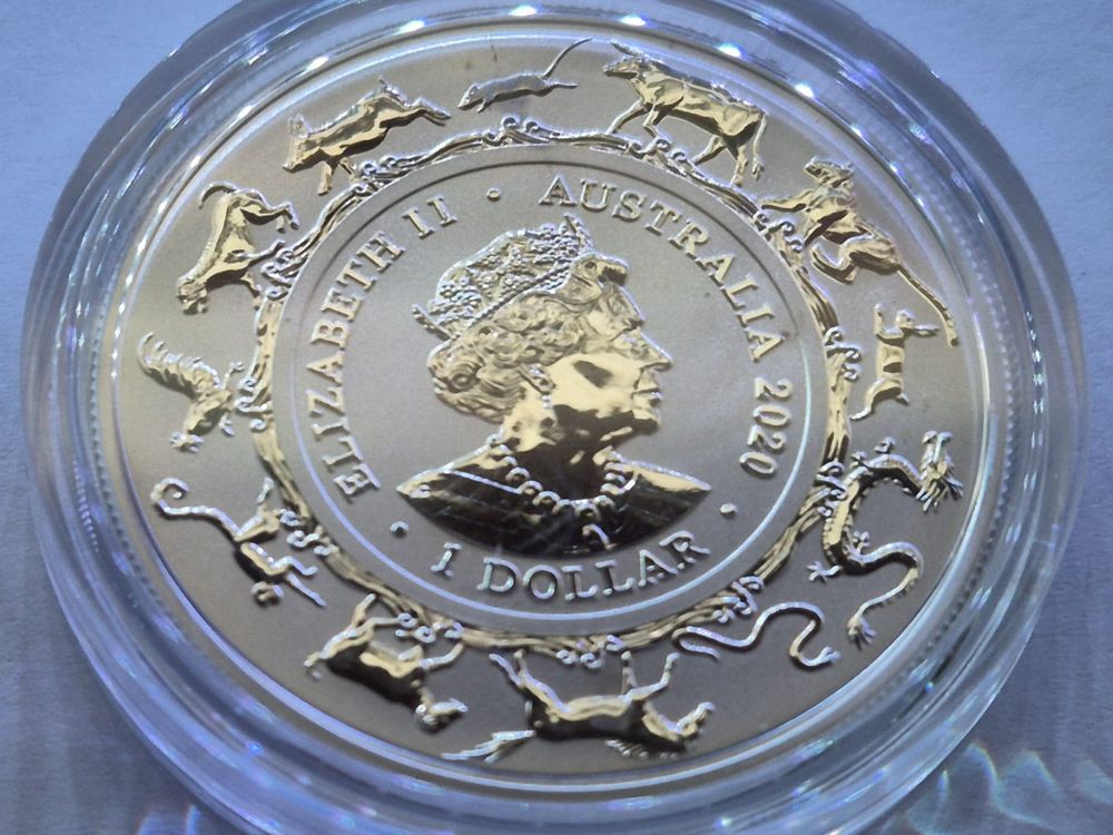 LUNAR RATTE 1 OZ UNZE RAM 2020 SILBER 999 RAT MAUSE MAUS (Neu und ...