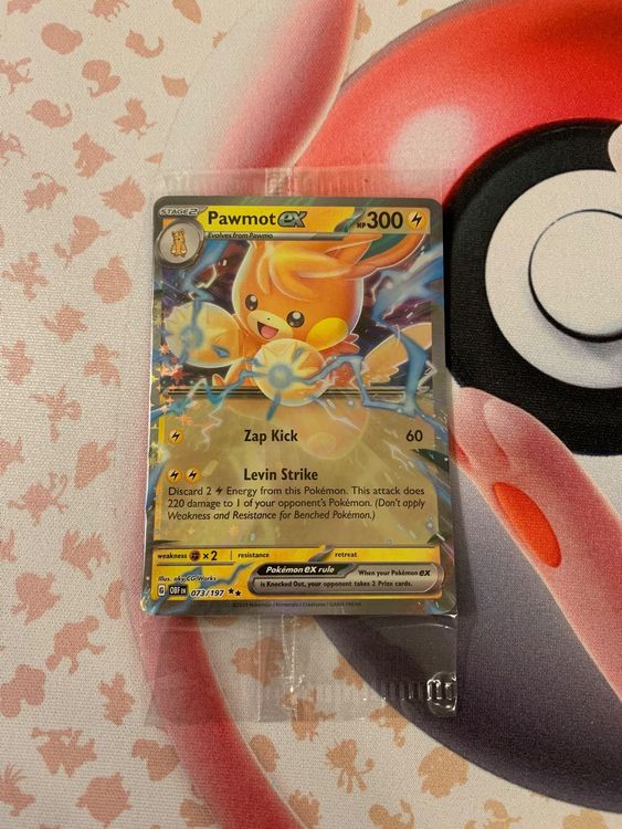 Pawmot Ex 073/197 Pokémon Obsidian Flames (ENG) | Kaufen auf Ricardo
