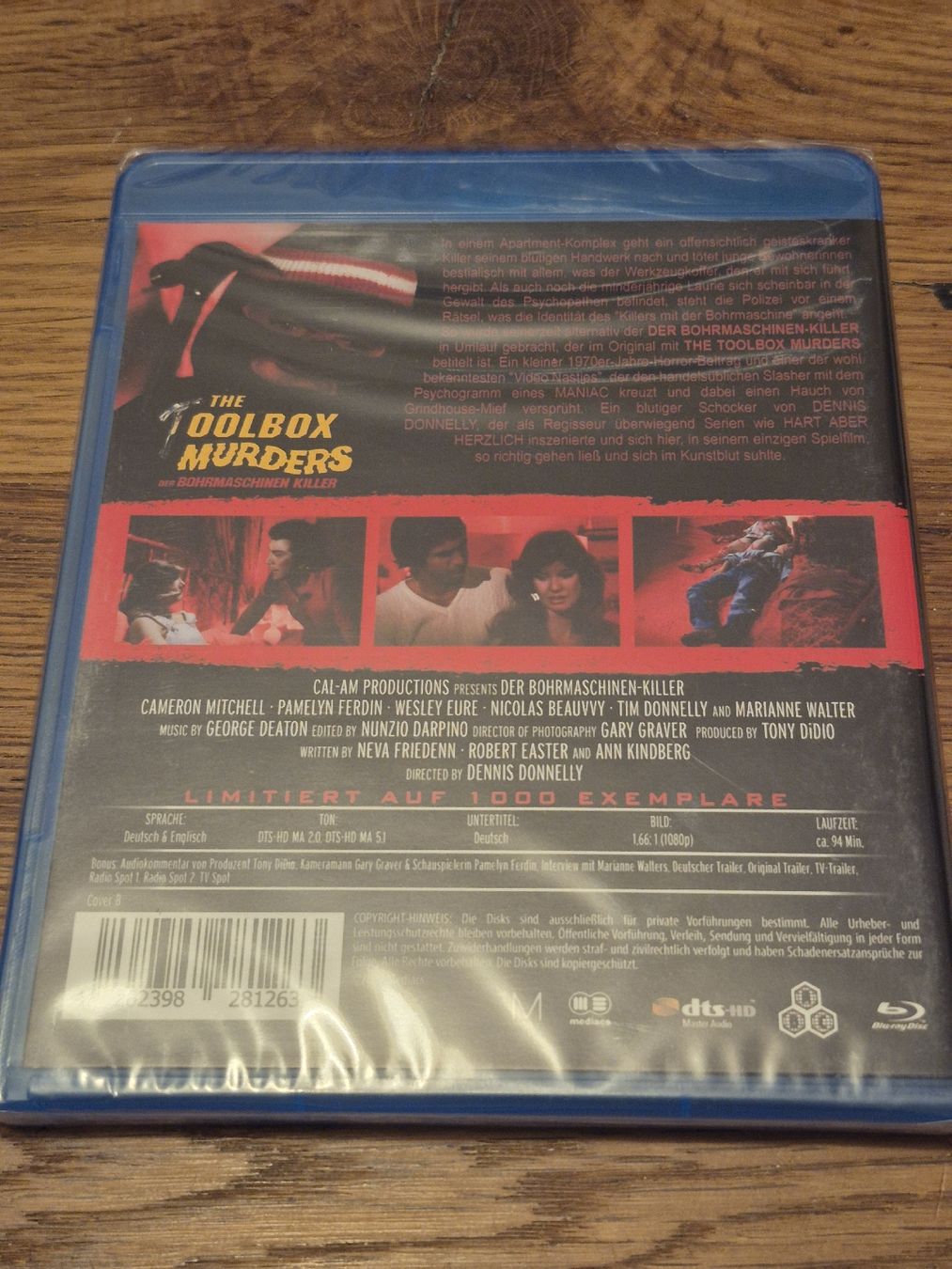 The Toolbox Murders - Der Bohrmaschinen Killer (Bluray) NEU (Neu und ...