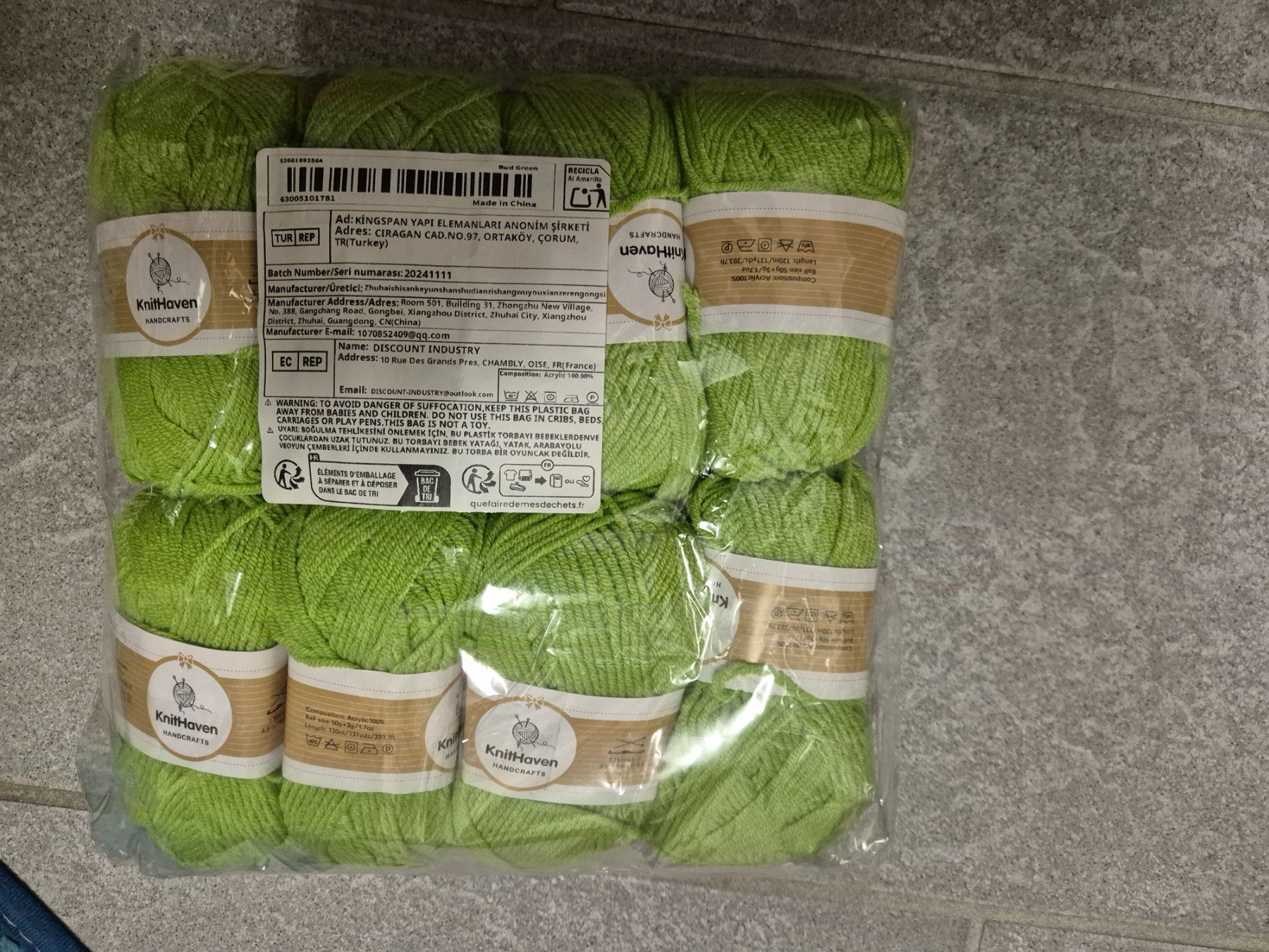 Acrylgarn Set, 8 Stk, zum Stricken 🧶 (Neu (gemäss Beschreibung)) in ...