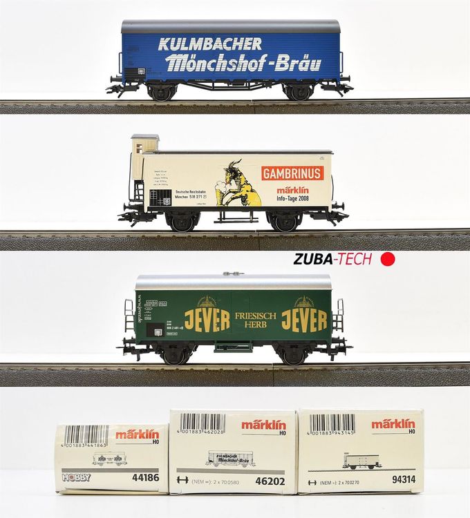 Märklin 3x deutsche Bierwagen H0 WS OVP (Gebraucht) in für CHF 18.5 ...