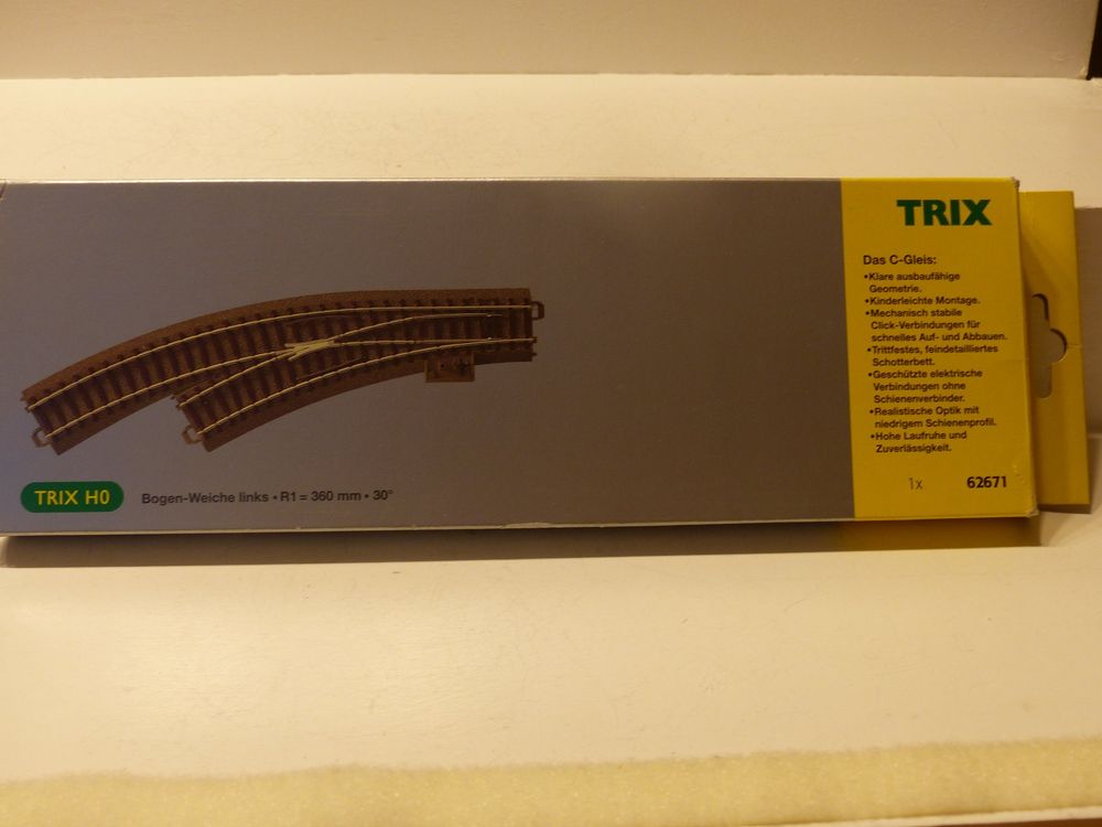 Trix C- Gleis Bogenweichen HO | Kaufen auf Ricardo
