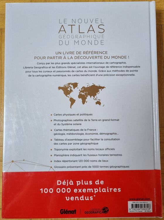 Le Nouvel atlas géographique du monde (2e édition) (Neuf avec emballage ...