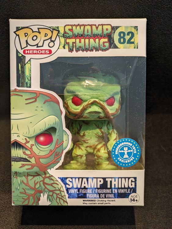 Funko Pop! Heroes - Swamp Thing #82 Flocked (Neu und originalverpackt ...