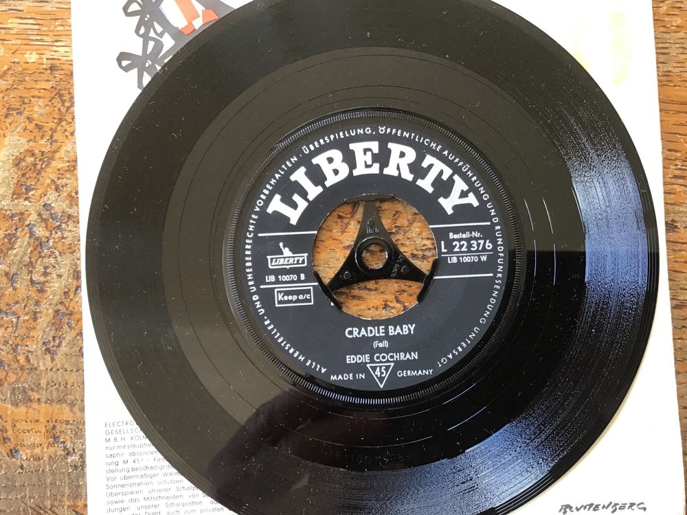 German 7’’ SP Eddie Cochran | Kaufen auf Ricardo