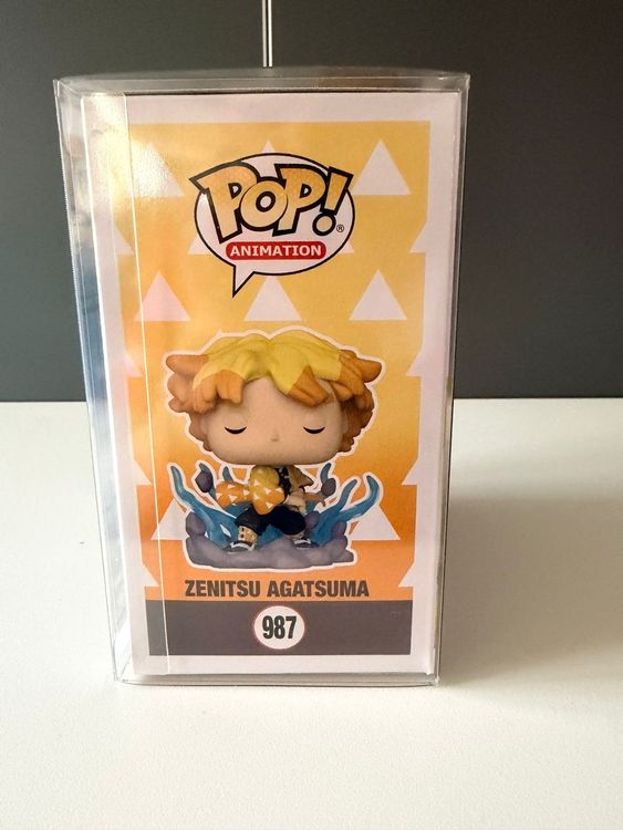 Figurine Funko Pop Demon Slayer 987 - Zenitsu Agatsuma (Neu und ...