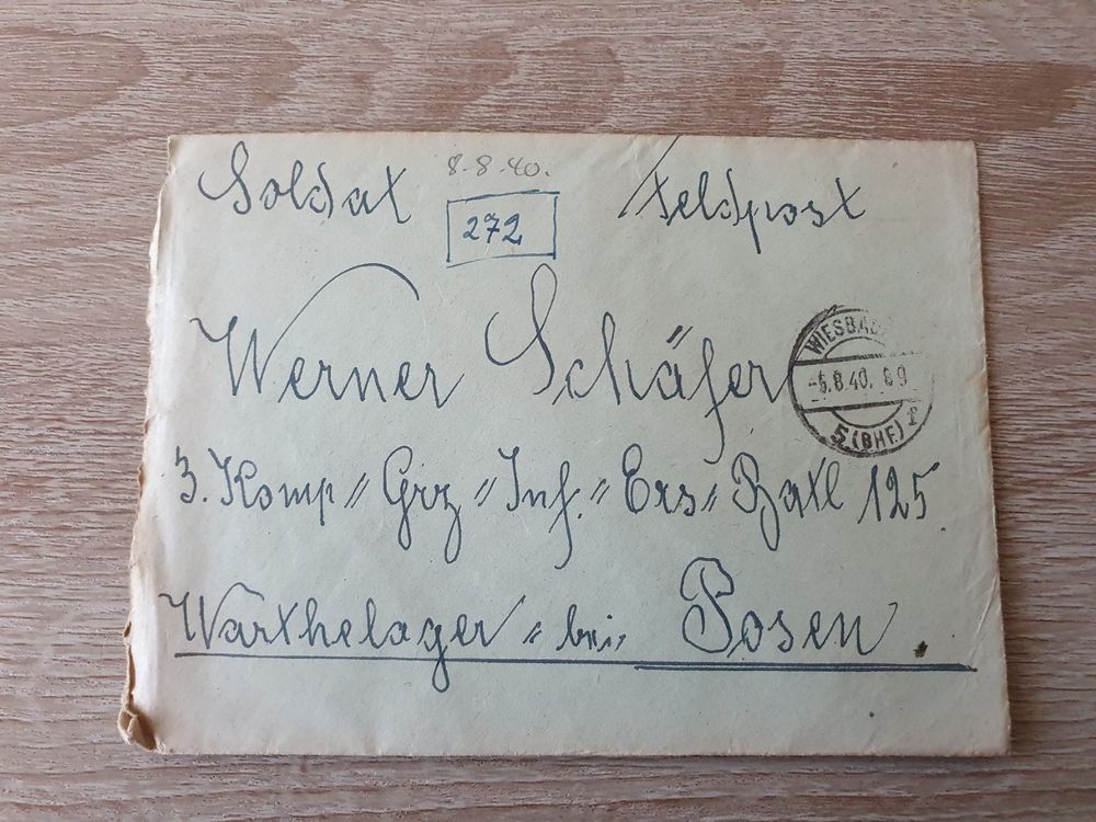 Feldpost Brief mit Inhalt WW2 1940 | Kaufen auf Ricardo