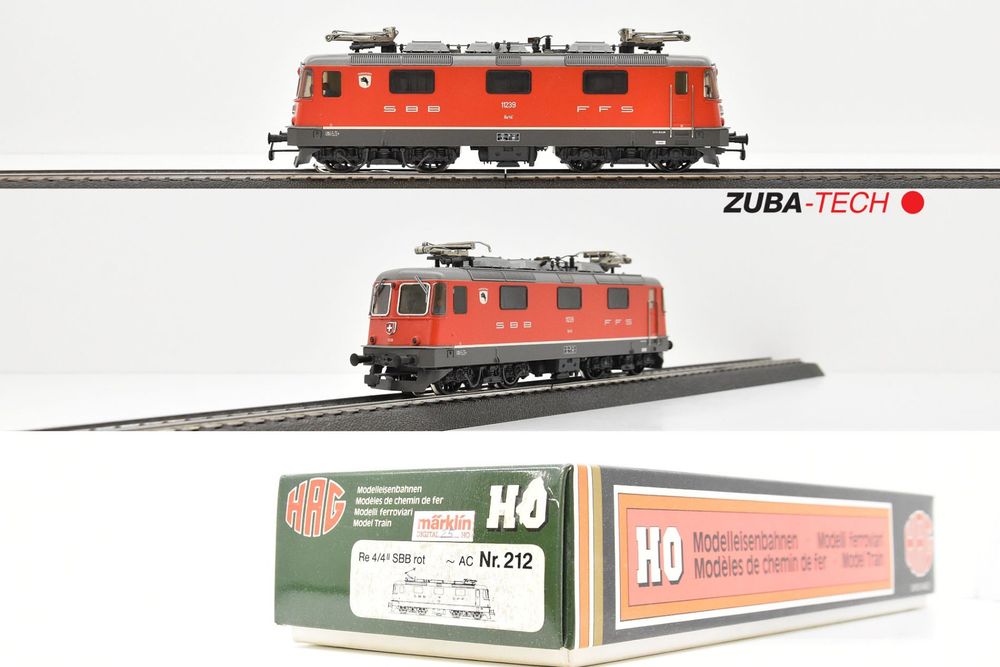 HAG 212 E-Lok Re 4/4 II der SBB, H0 WS Digital mit OVP | Kaufen auf Ricardo
