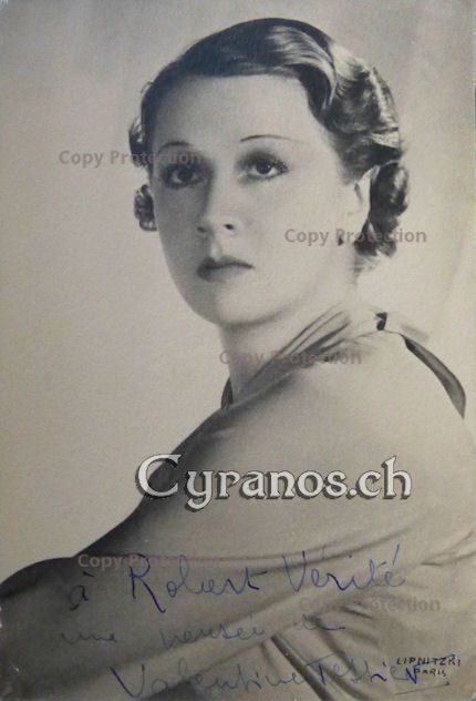 Valentine Tessier (1892-1981) Schauspielerin - sign. Foto | Kaufen auf ...