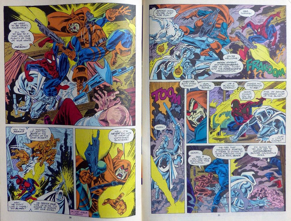 WEB OF SPIDERMAN 93-94 2 PART STORY MOON KNIGHT VS HOBGOBLIN (Gebraucht) in Lugano für CHF 12 ...