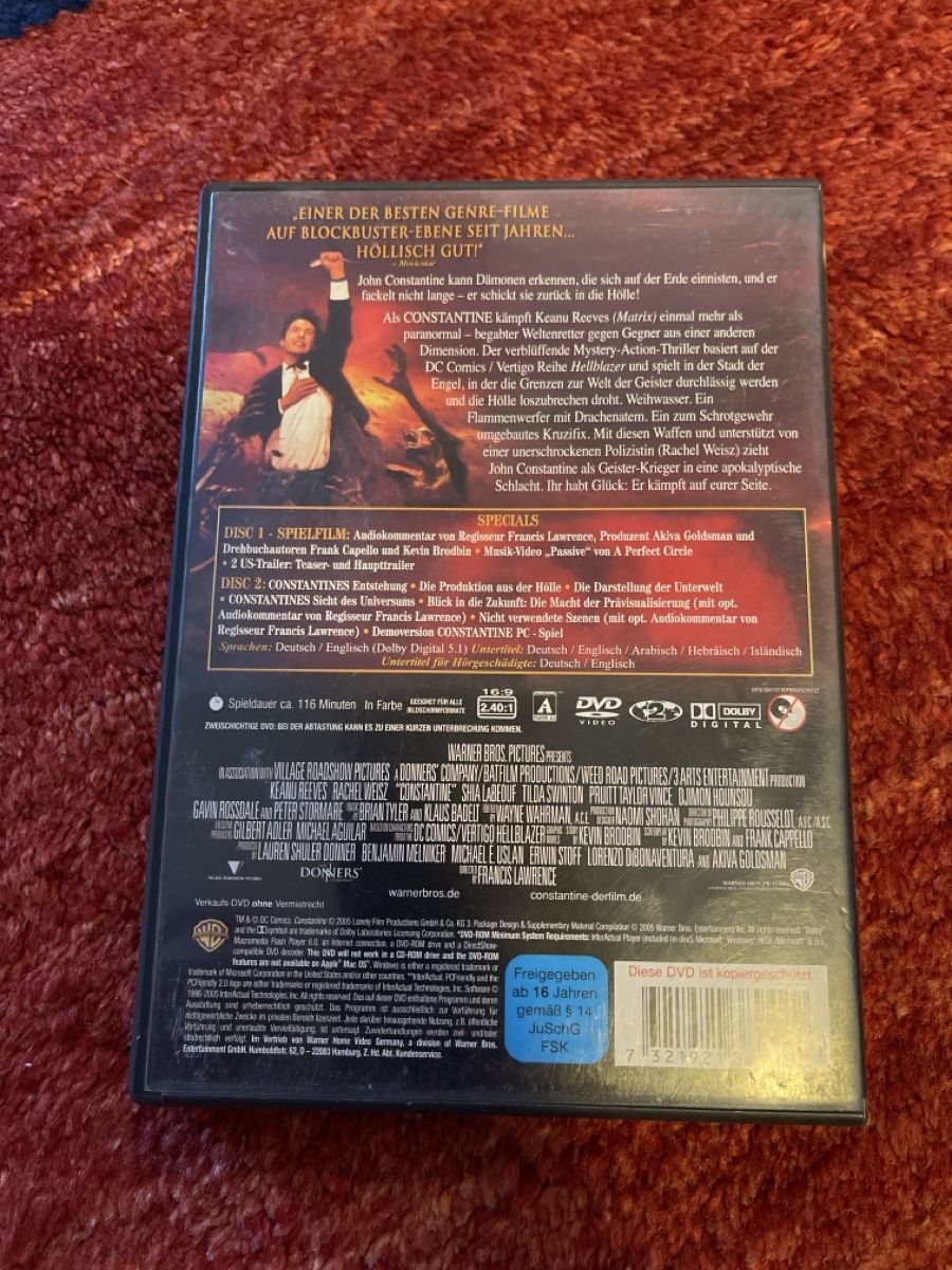 Constantine (2-Disc Edition) - Keanu Reeves DVD 🎬 Top! (Gebraucht) in ...