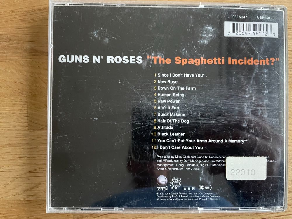 CD - Guns n’ Roses - The Spaghetti Incident? - 1993 (Gebraucht) in ...