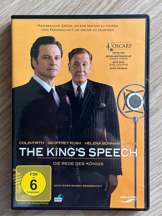 Die Rede des Königs – The King's Speech (DVD) (Gebraucht) in ...