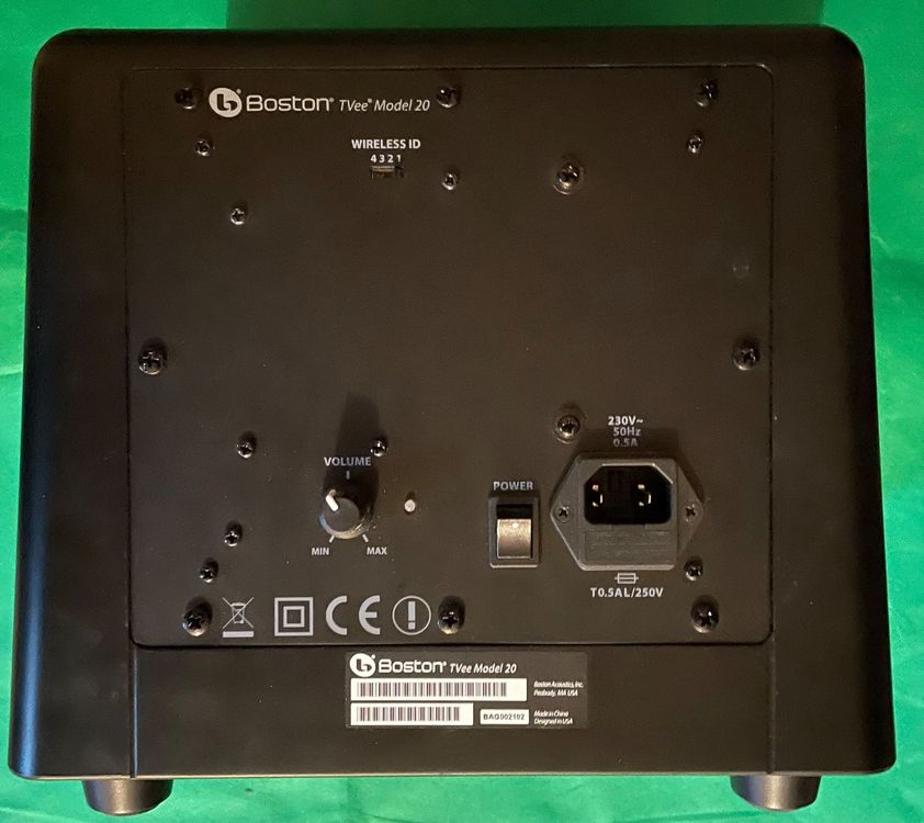 Boston Acoustics TVEEM20B TVee Model 20 | Kaufen auf Ricardo