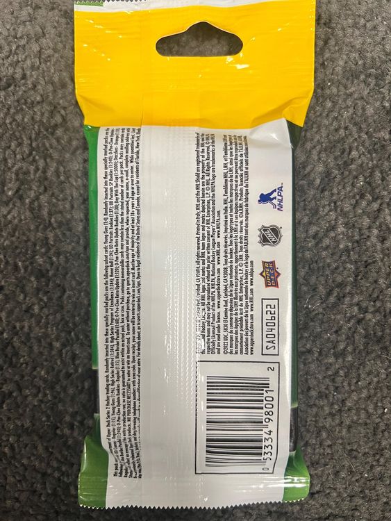 NHL Hockey Jumbo card pack - 26 cards !!! (Neu und originalverpackt) in ...